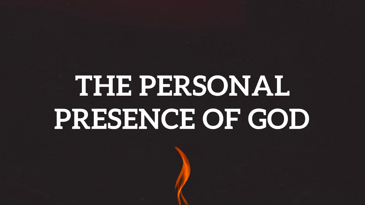 For Ministry Resources Youth Series : The Personal Presence of God ...