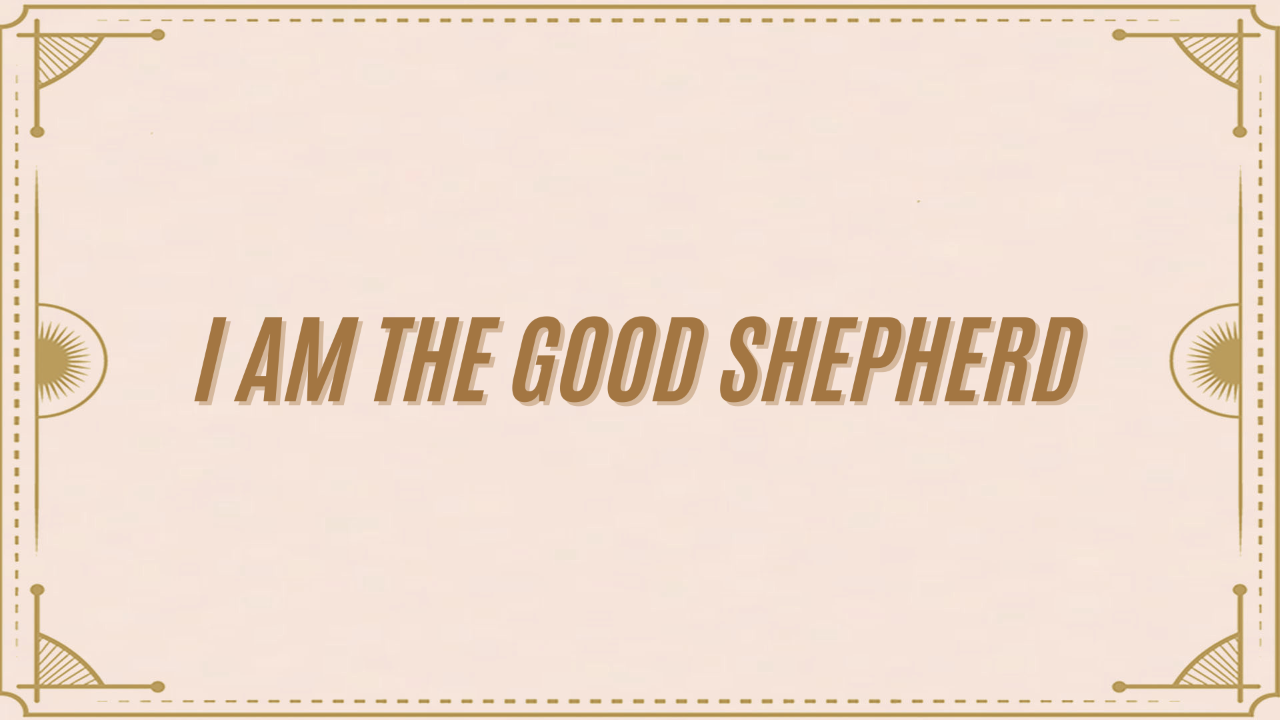 For Ministry Resources Youth Series : I AM THE GOOD SHEPHERD - Free ...