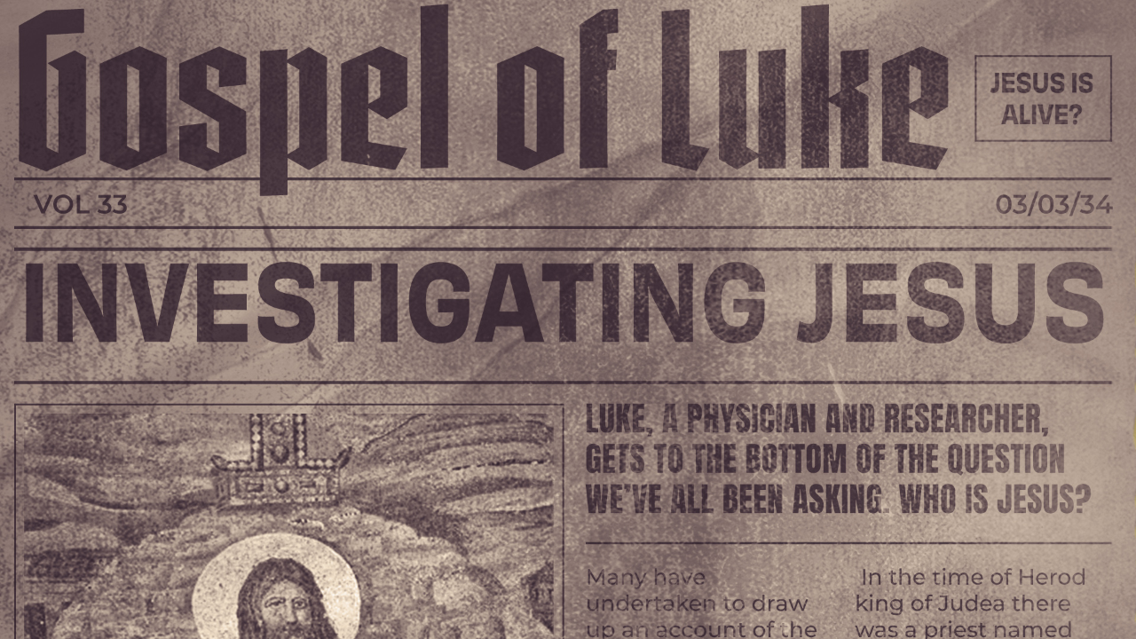 For Ministry Resources Youth Series : Gospel Of Luke: Investigating ...